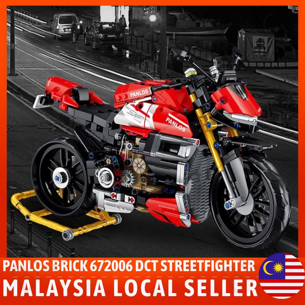 Building Blocks 1:8 SuperBike DCT STREETFIGHTER V4SP Prefect Gift ...