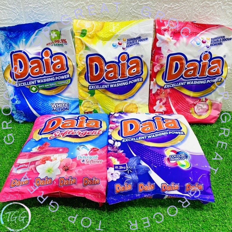 DAIA DETERGENT POWDER & SOFTENER [2.2kg/2.3kg] [Laundry Powder ...