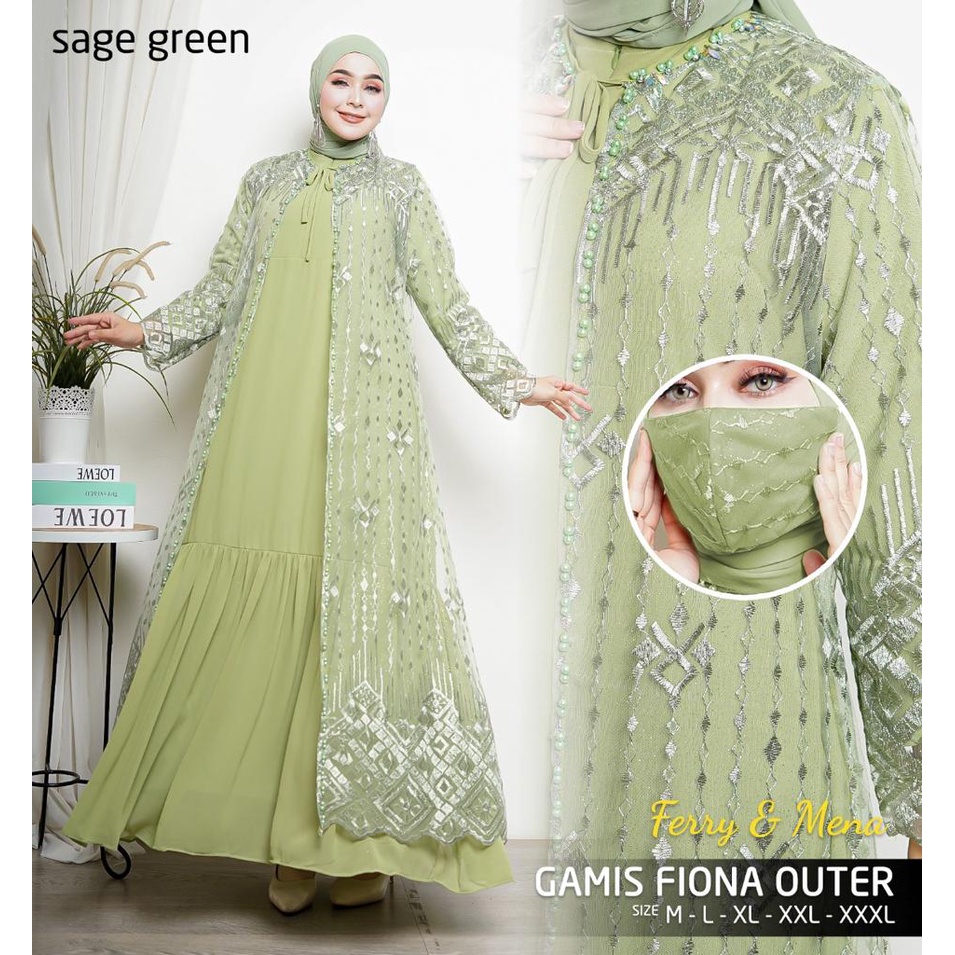 Mq ARUNA GAMIS 2 LUXURY SEQUENCE DRESS / KONDANGAN GAMIS / EID GAMIS ...