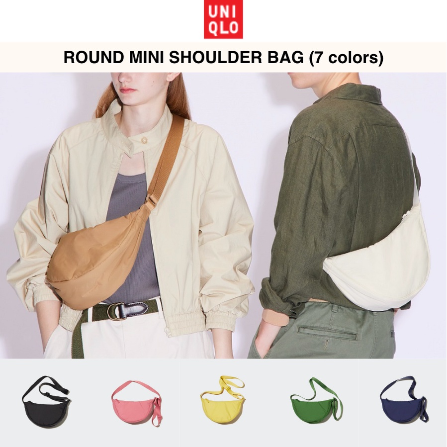 *New colors added* [UNIQLO] Round Mini Shoulder bag (7 colors) | Shopee ...