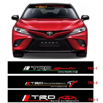 TRD CAR STICKER / TOYOTA WINDSCREEN CAR STICKER (NEON LIGHT) | Shopee ...