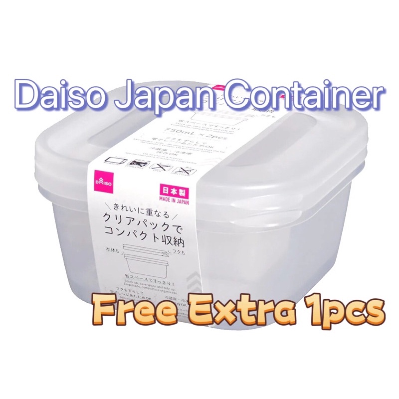 Daiso Container Food Storage 3sizes | Shopee Malaysia