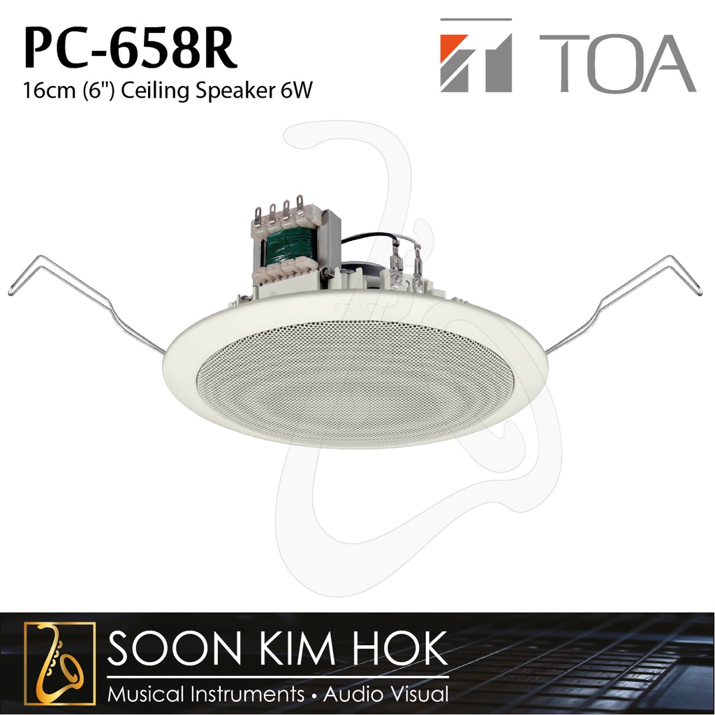 TOA PC-658R 16cm (6) Ceiling Speaker 6W@100V 3W@70V (PC658R) | Shopee Malaysia