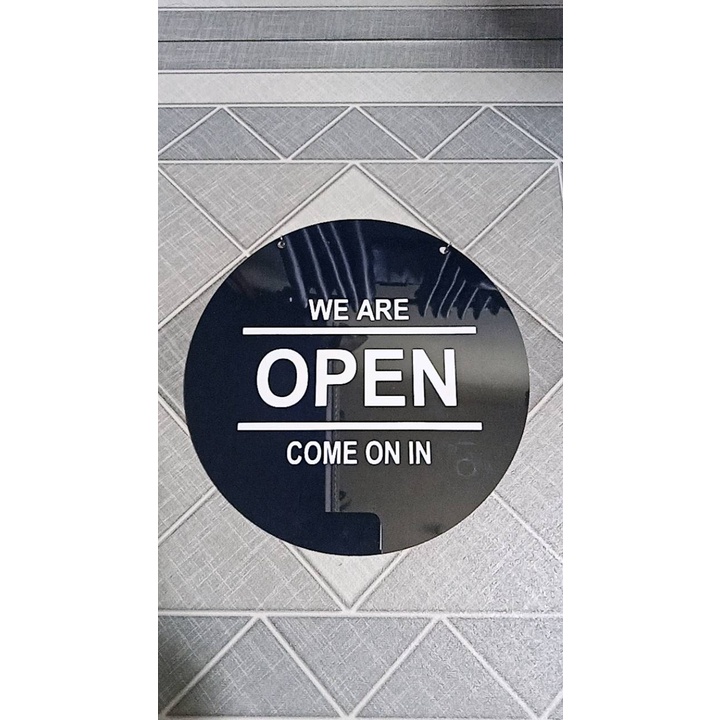 Open closed signage - acrylic open close - open closed board | Shopee ...