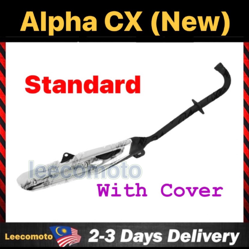 HONDA WAVE ALPHA CX (NEW) STD EXHAUST STANDARD EKZOS EXZOS EJOS PIPE ...