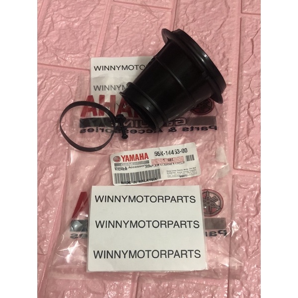YAMAHA RXZ JOINT AIR CLEANER WITH CLIP AIR HOSE ORIGINAL THAI YAMAHA ...