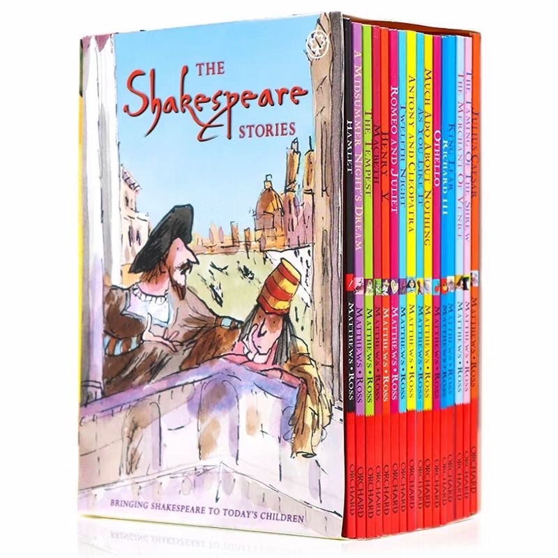 💖FREE PENINSULAR SHIPPING 💖 THE SHAKESPEARE STORIES Set of 16 books ...