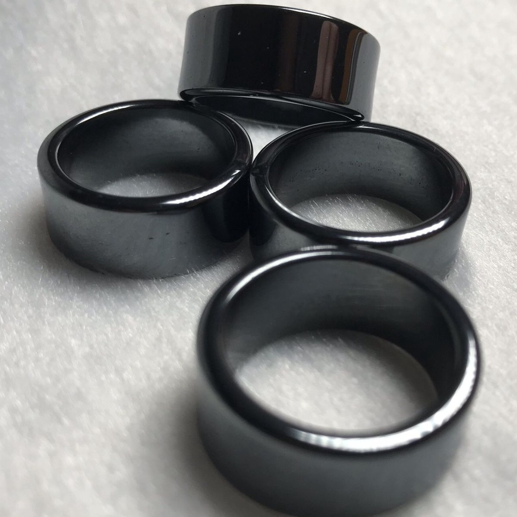 Terahertz Magnetic Therapy Healthy Ring Titanium Hertz Black Ring ...