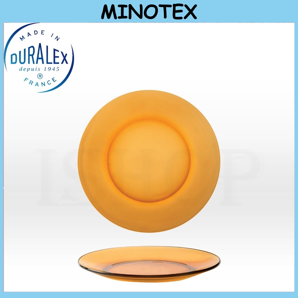 Duralex 6PCS 7 1/2" 19 cm Amber Dessert Plate Original France /Pinggan ...