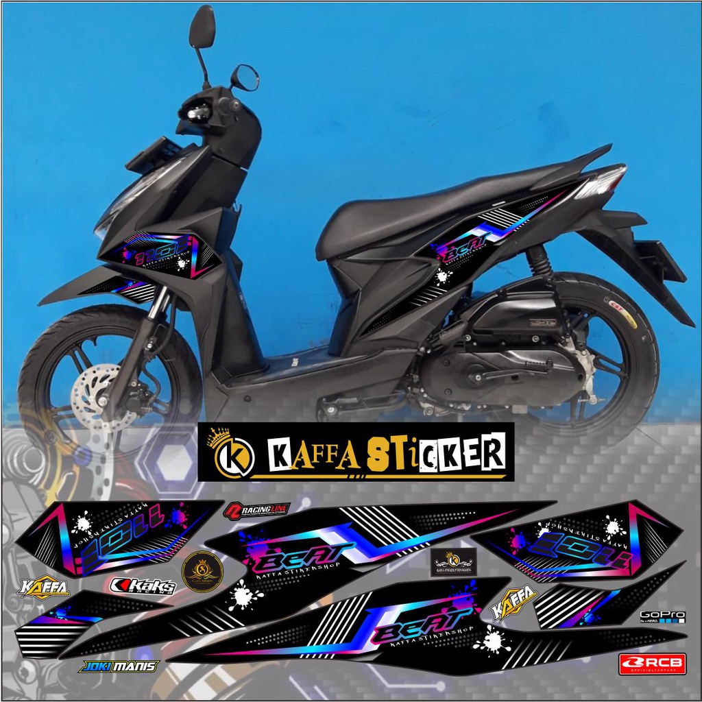HITAM Variation MOTIF STICKER STRIPING Variation BEAT DELUXE BEAT NEW ...