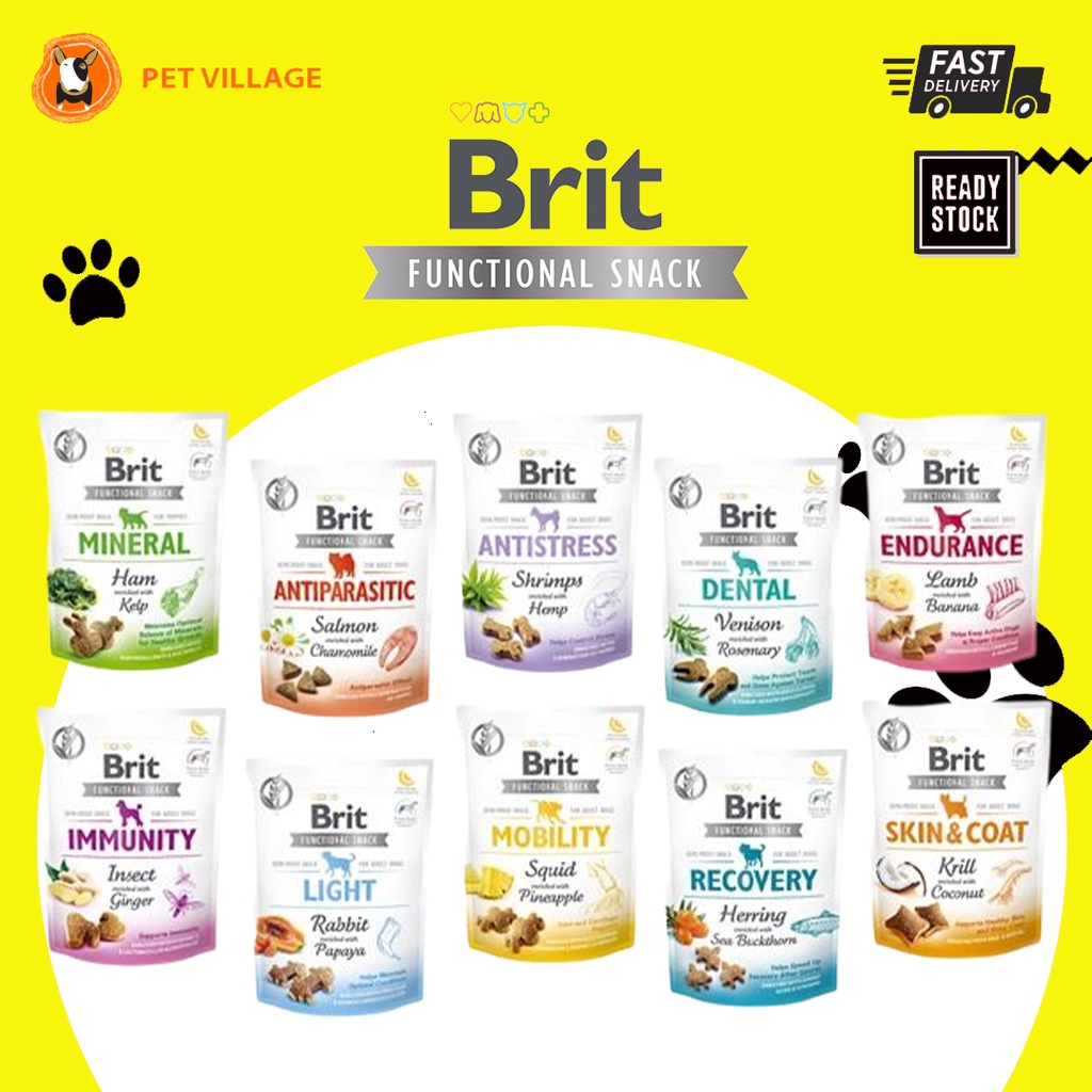 BRIT Functional Snack/Treat For Dogs 150g healthy moisture bites 健康零食 ...