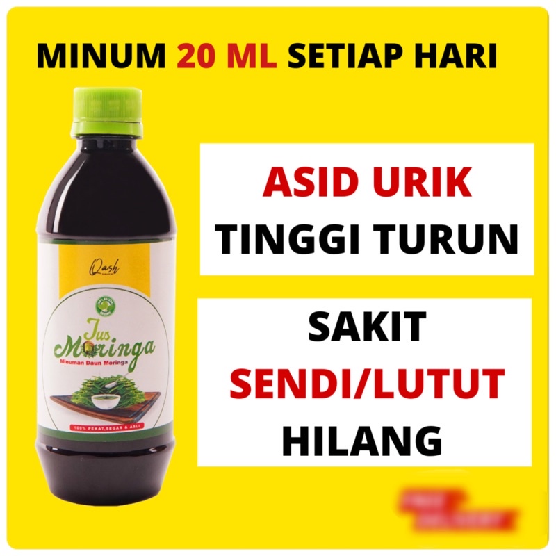 Jus Moringa Ikhtiar Turunkan Asid Urik, Kolesterul, Hilangkan Sakit2 ...