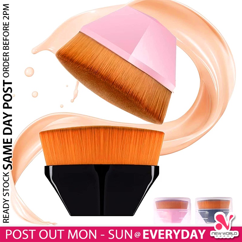 𝟯𝟲𝟬° 𝗗𝗜𝗥𝗘𝗖𝗧𝗜𝗢𝗡 》Flawless Makeup Brush Cosmetic Liquid Cream Powder ...