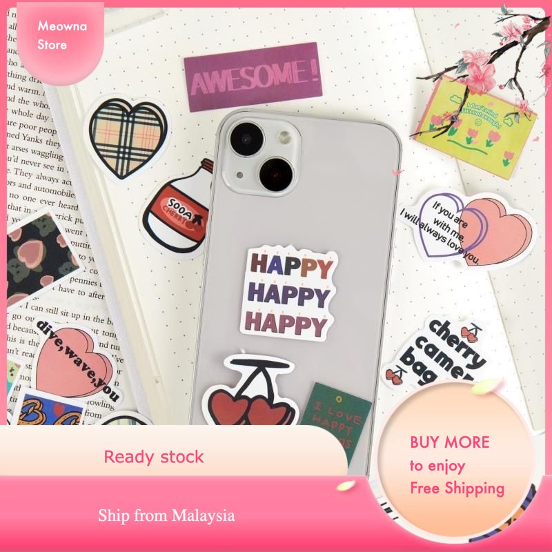 MeowStore🐾Lovely Series Stickers可爱的名义系列可书写手帐装饰diy贴画 | Shopee Malaysia