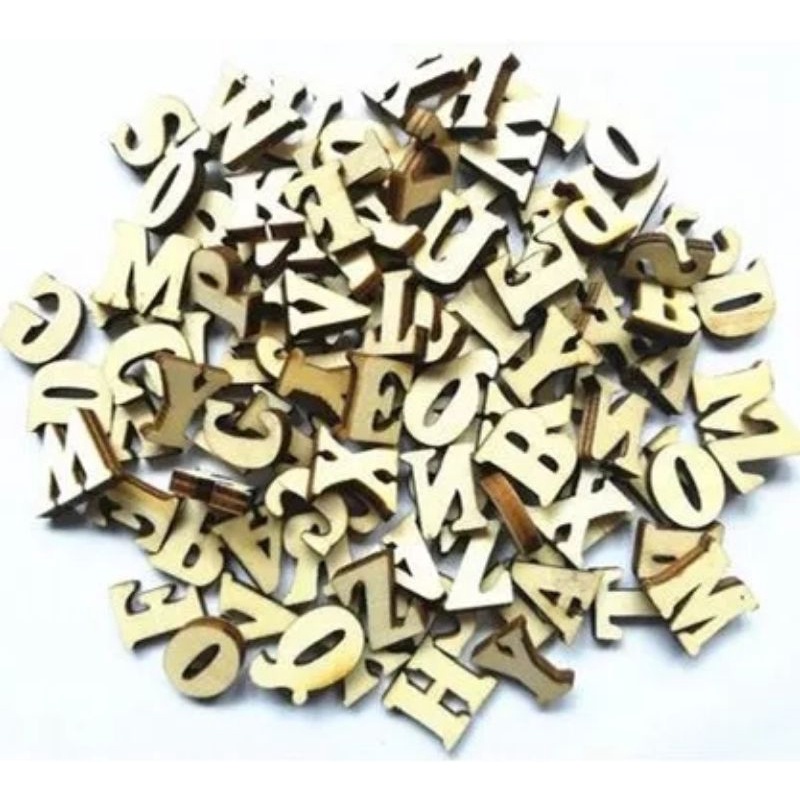KAYU Wooden ALPHABET LETTER | Shopee Malaysia