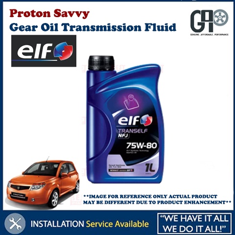 Proton Savvy Gear Oil (1 Litre) 75W-80 Transmission Fluid AMT MT NFJ ...