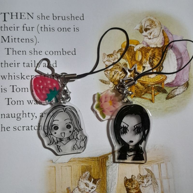(read Desc!!) Nana & hachi matching keychains | Shopee Malaysia