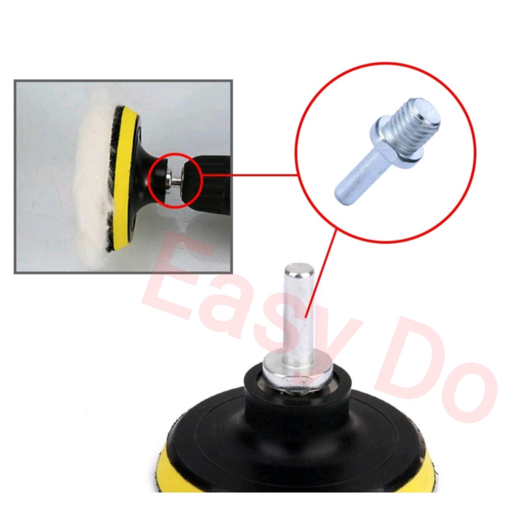 M10 / M14 / M16 Adapter for Polish Backing Pad Electric Drill To Angle ...