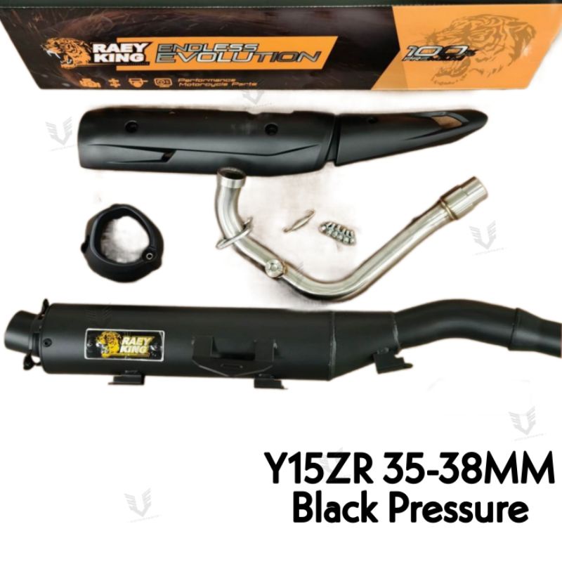 LC135 V1-V7/Y15ZR RAEY KING CUTTING STANDARD RACING EXHAUST PIPE RACING EKZOS PIPE 28MM/32MM V1 ...