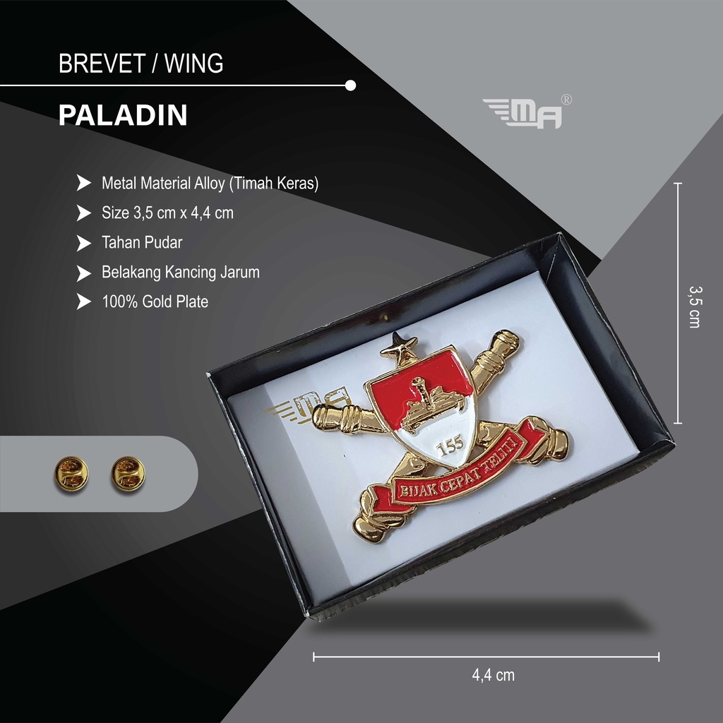 Brevet Wing Paladin Brivet Pin | Shopee Malaysia