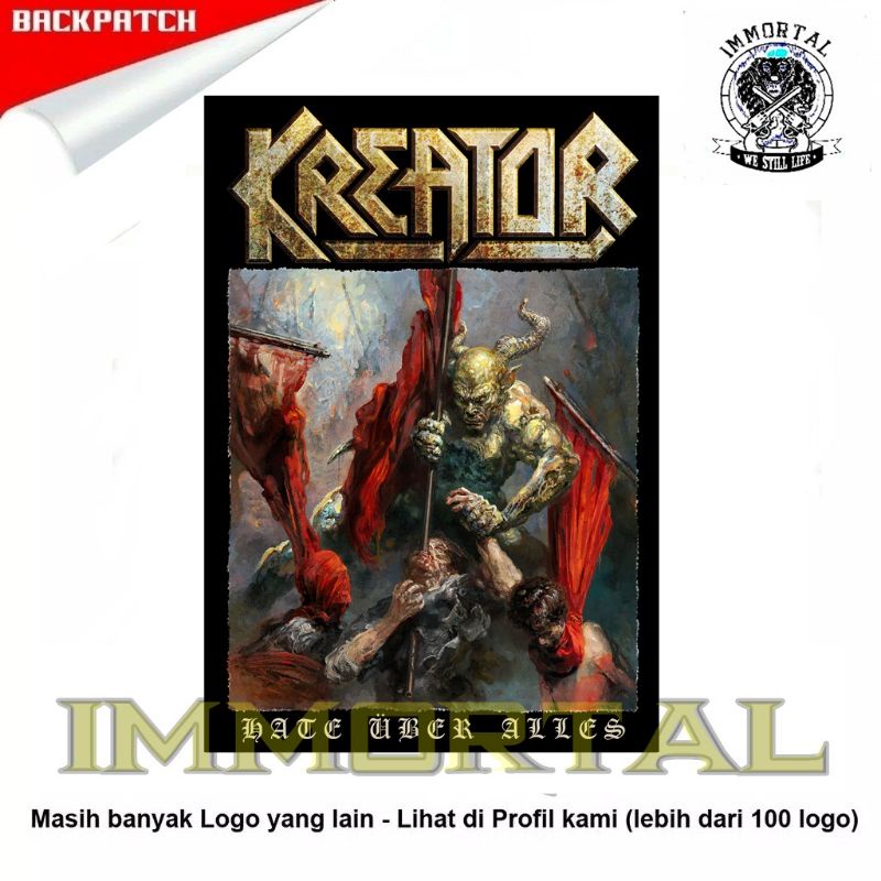 Creator's jumbo back emblem Backpatch | Shopee Malaysia