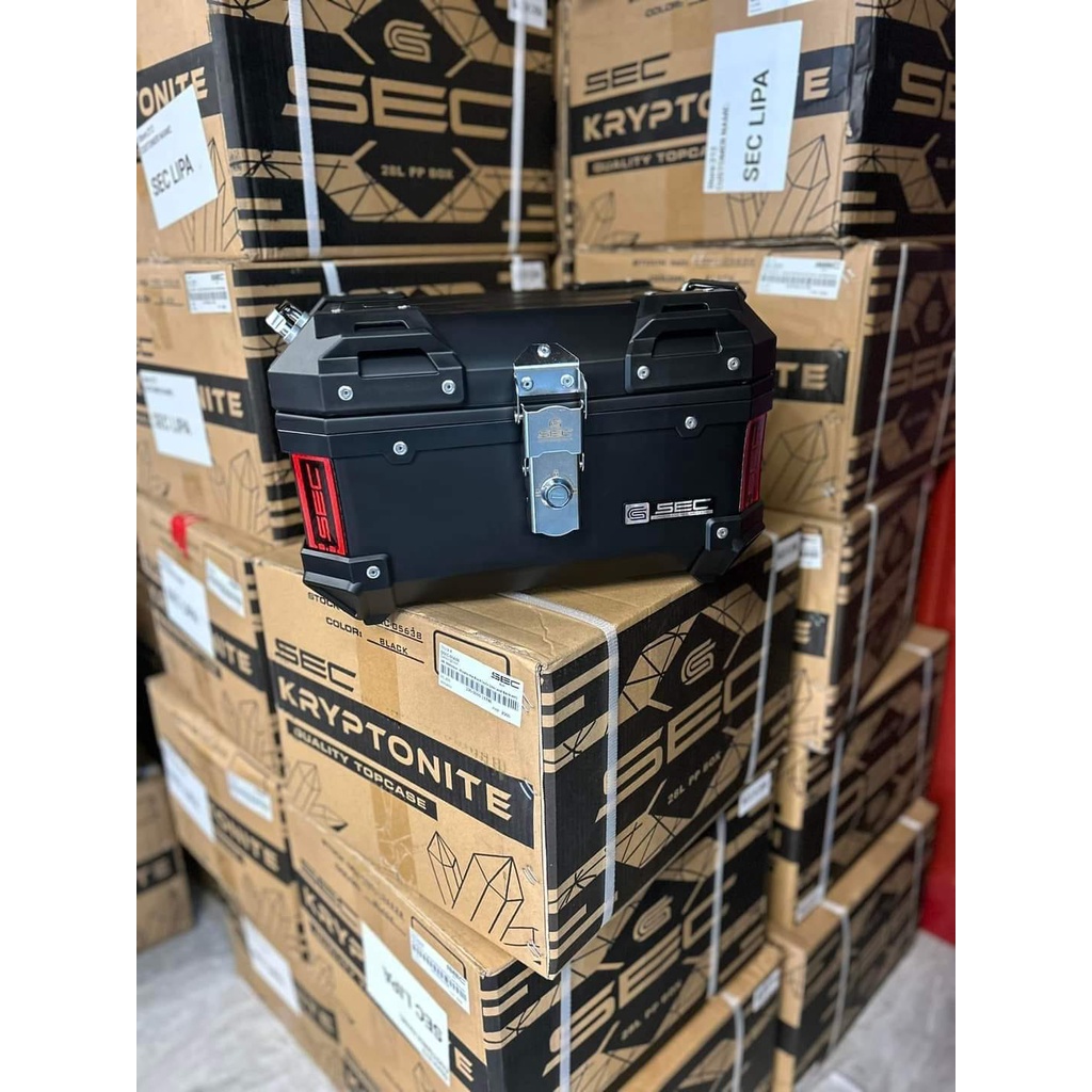 SEC 30L-45L KRYPTONITE STYLE ALLOY PLASTIC TOP BOX | Shopee Malaysia