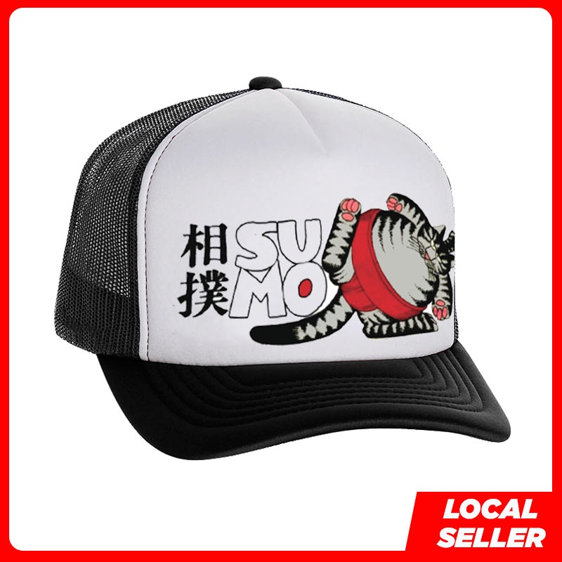 Kucing Gemuk Sumo Cat Topi Snapback Trucker Cap | Shopee Malaysia