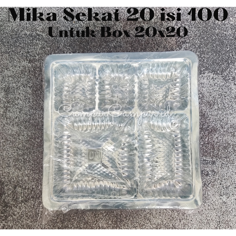 Mika Plastic Block 5 Rice Catering Box for Box 20x20 contains 100 pcs ...