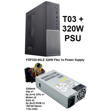 GoldenField M-ATX ITX HTPC SFF Casing Small Form Factor Cashier Office ...