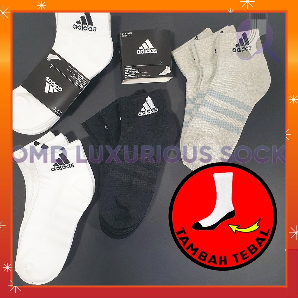 Stokin Muslimah TEBAL Fashion Running Sport Socks Pendek Men Women Sock ...