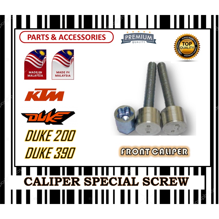 KTM CALIPER SPECIAL SCREW DUKE 200 DUKE 250 DUKE 390 SAFETY LOCK (HIGH ...
