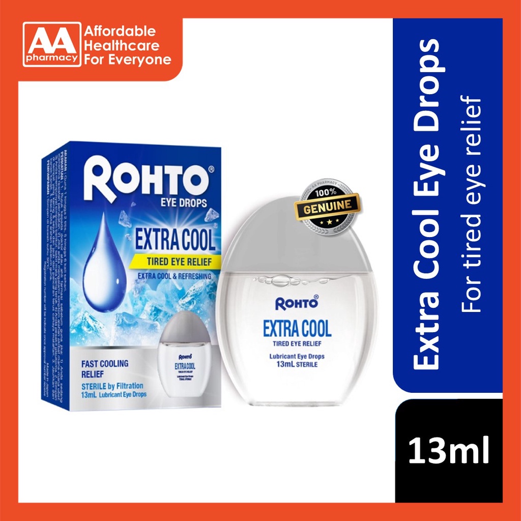 Rohto Extra Cool Eye Drops 13mL | Shopee Malaysia