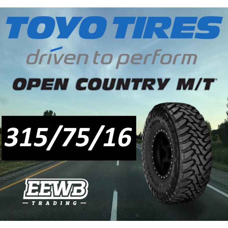 (POSTAGE) 315/75/16 TOYO OPEN COUNTRY M/T NEW TIRES TYRE TAYAR | Shopee Malaysia