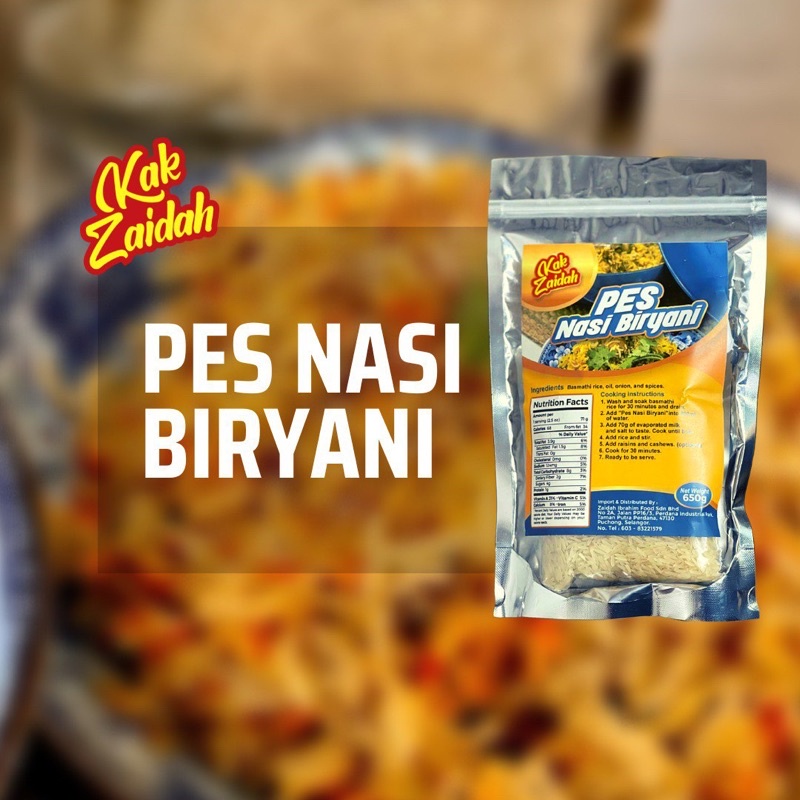 Pes Masakan Nasi Biryani Bryani Kak Zaidah | Shopee Malaysia