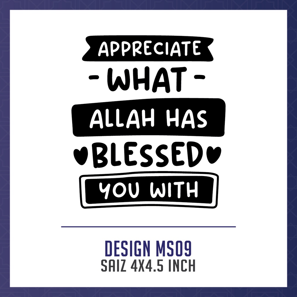 DECAL STICKER Ayat Islamic / STICKER KERETA | Shopee Malaysia