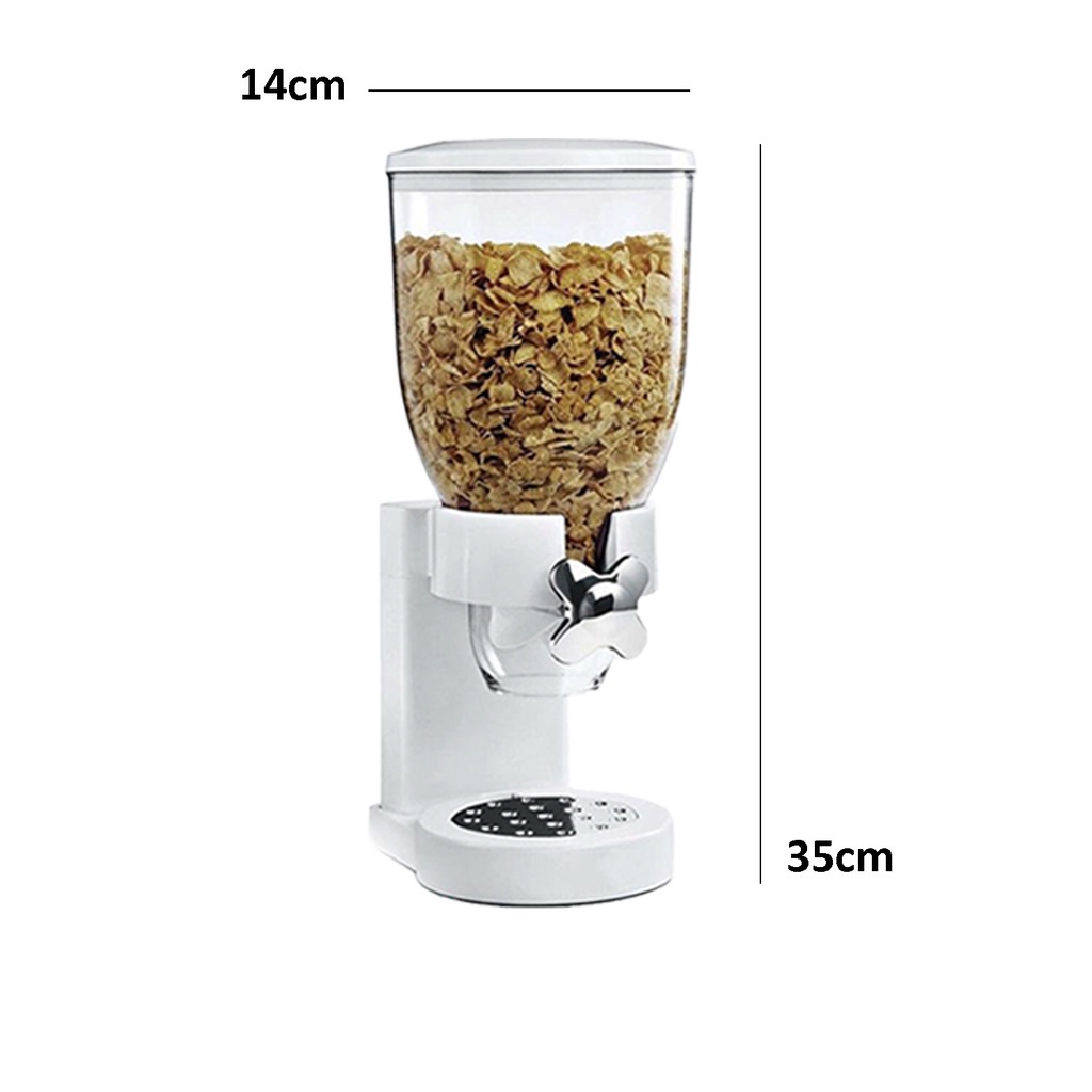 Cylinder Cereal Dispenser Dry Food Storage Tower Cereal Jarsl Rice ...