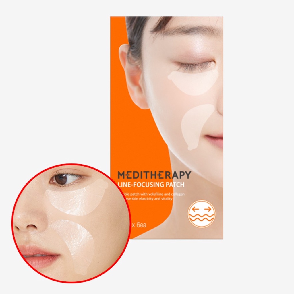 MEDITHERAPY Line focusing patch 2pcs * 3packs / Nasolabial folds under the eyes intensive care ...