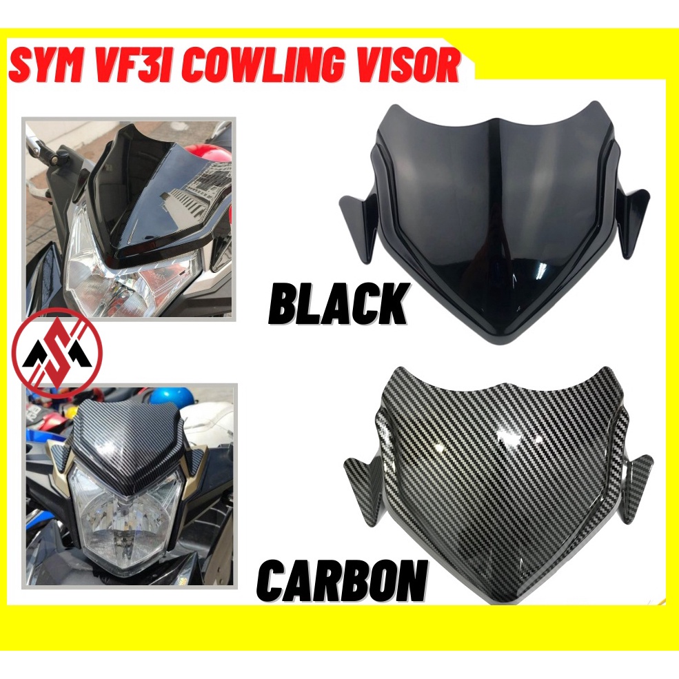 VISOR COWLING SYM VF3I 185 / VF3 I 185CC WINDSCREEN WINDSHIELD VISOR ...