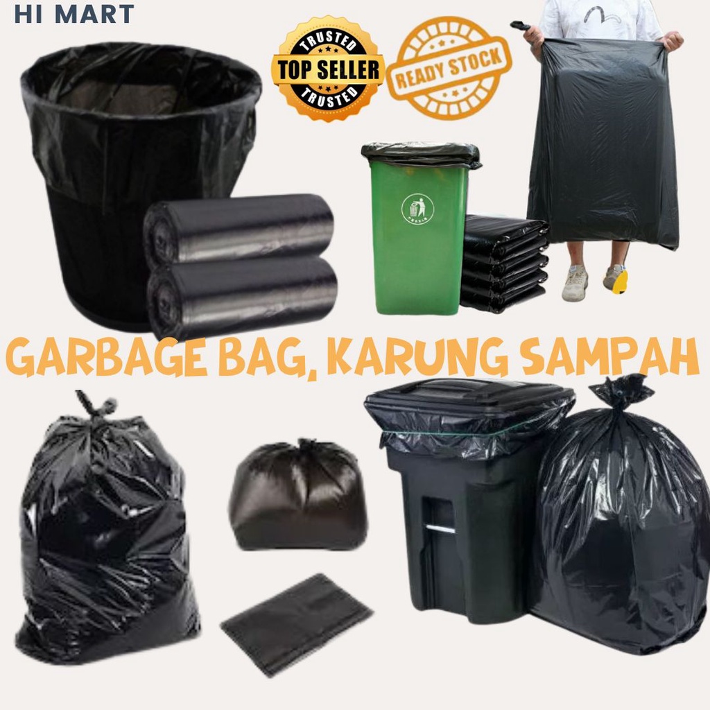 Hi Mart - 10rolls 660X900mm Garbage Bag Roll Oxo Biodegradable Sack ...