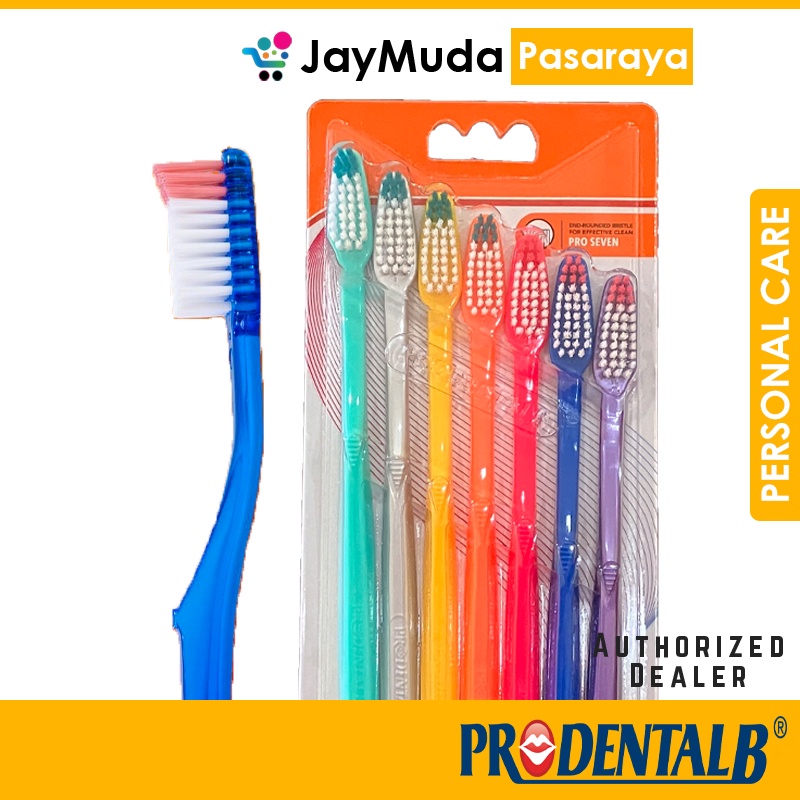 ProDentalB ToothBrush 7pc Value Pack Soft Medium End Rounded Bristle ...