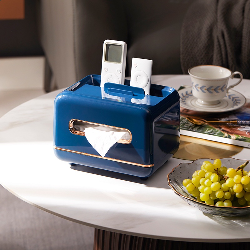Luxury Desktop Tissue Box Tissue Holders TikTok Home Magnetic Open ...