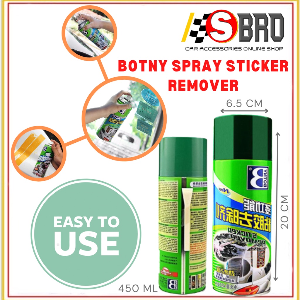 STICKER REMOVER SPRAY FOR HOME CAR WALL WOOD TAR SURFACE 450ML | Shopee ...