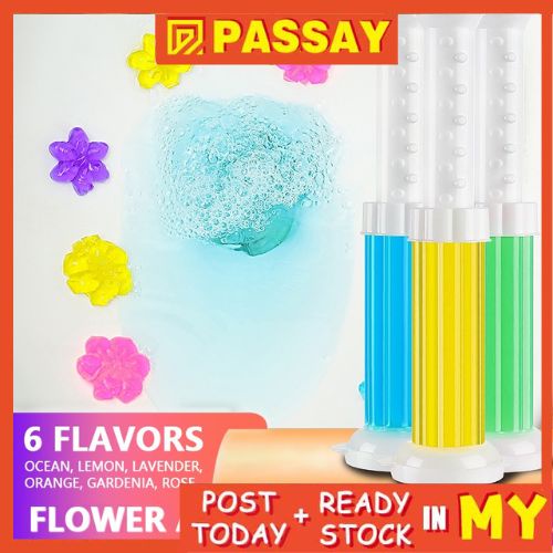 Toilet Bathroom Scrubble Bubble Cleaner Cleaning Toilet Gel 12 Flower 7 ...