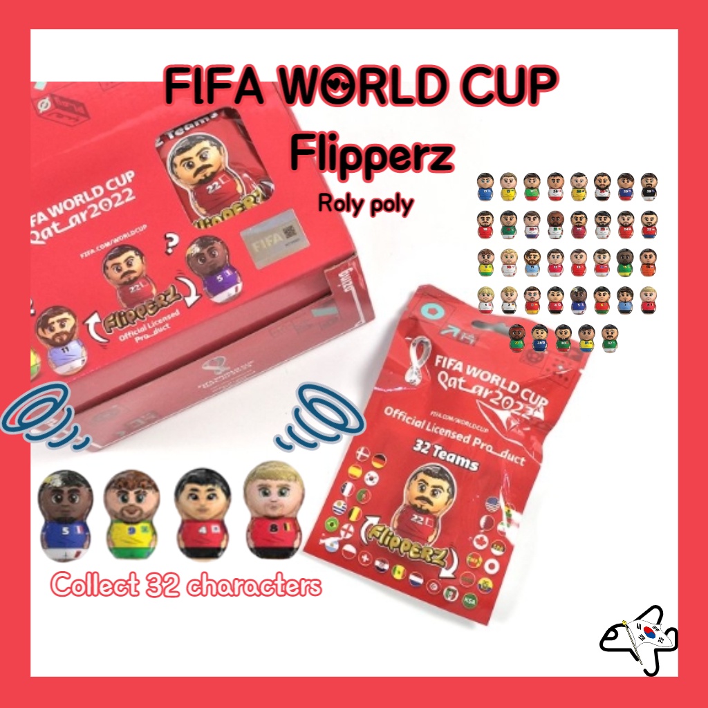 FIFA WORLD CUP Flipperz /32 types Random /Players from 32 countries ...