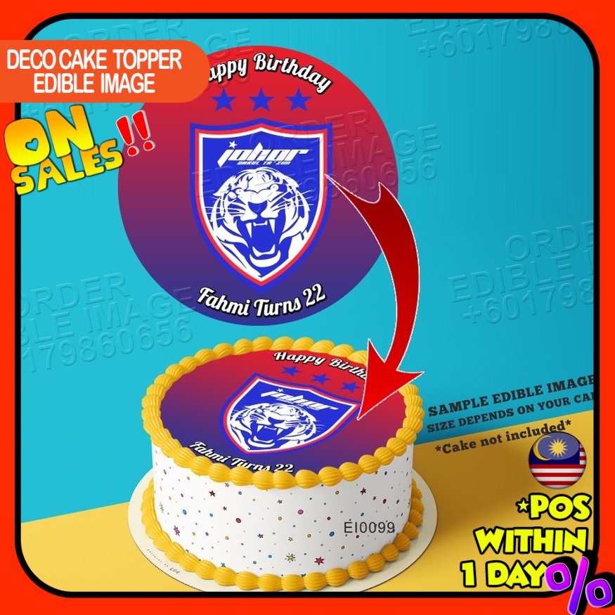 Printing Logo JDT 2 Edible Image Print Cake Photo Icing Paper Birthday ...