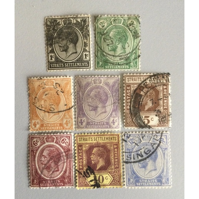 1921-1933 Straits Settlements Watermark Multi Script CA Stamps | Shopee ...