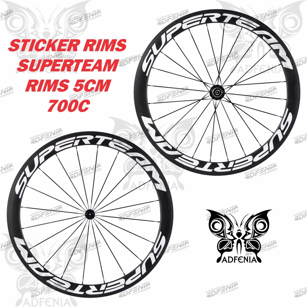 Rims Superteam Rim Decal Sticker 5 cm 700c | Shopee Malaysia