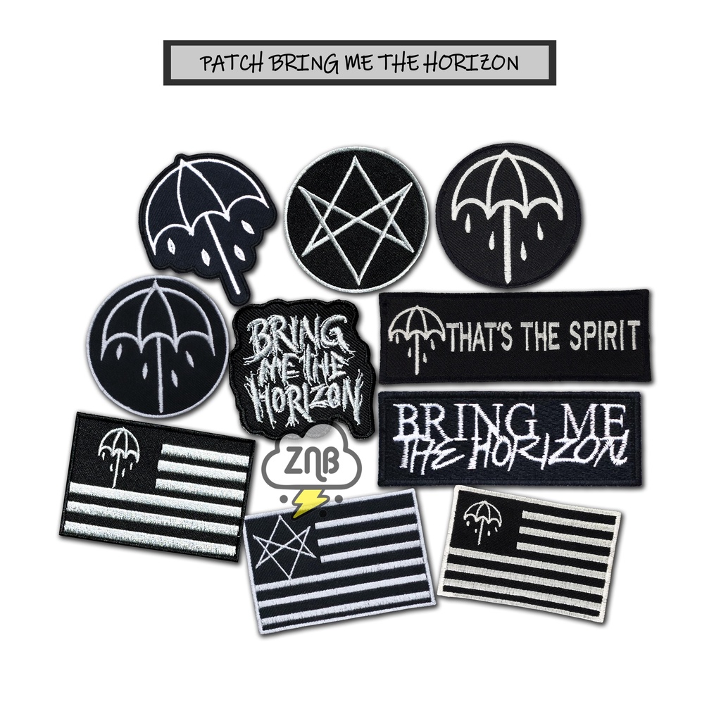 Embroidery PATCH BRING ME THE HORIZON EMBLEM BMTH Music PATCH | Shopee ...
