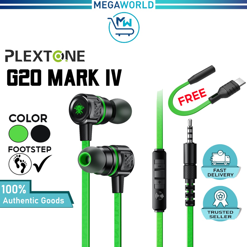 PLEXTONE G20 IV Gaming Earphone Custom Tracker With HD Voice Tuning ...