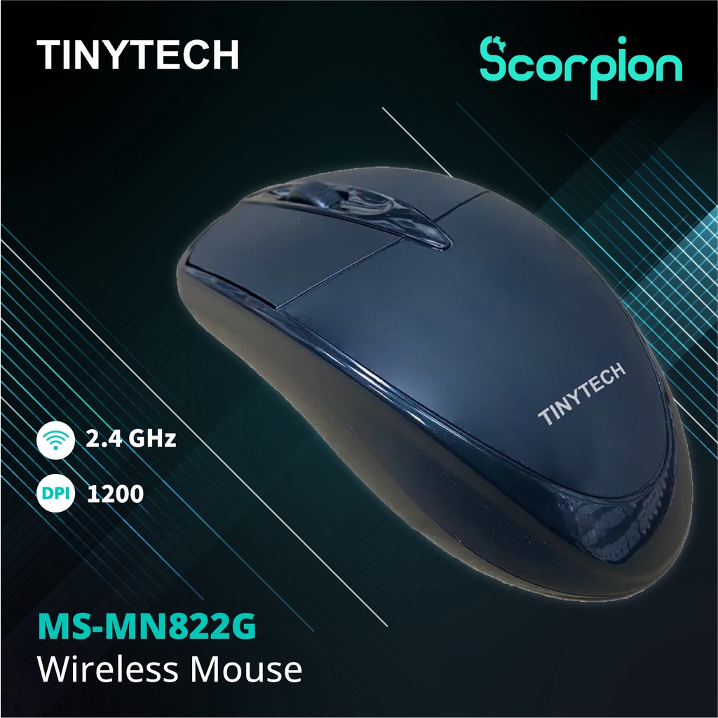 Tinytech MS-MN822G Wireless Optical Mouse | Shopee Malaysia